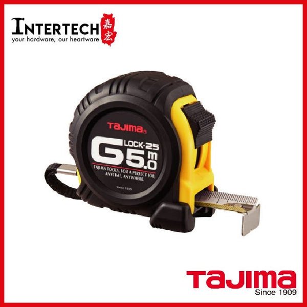 Tajima G-Lock 25mm 7.5M/25' Measuring Tape - Intertech Hardware Singapore