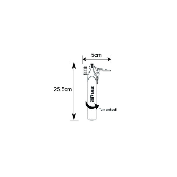 S&L Cosmic Mini Bicycle Hand Pump - Intertech Hardware Singapore